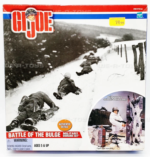 GI JOE BATAILLE De The Bulge Militaire Diorama Ensemble Hasbro 2000 ...