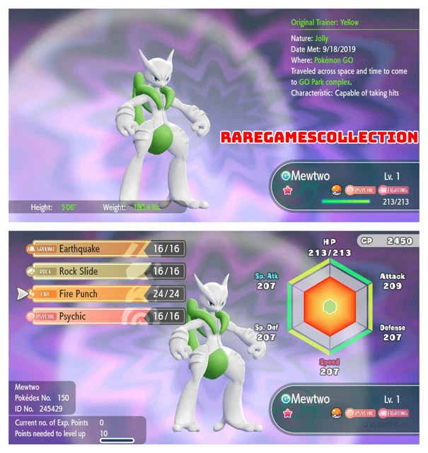 POKÉMON LET'S GO Shiny 6 IV Mewtwo & Mew livraison rapide légendaire EUR 3,77 - PicClick FR