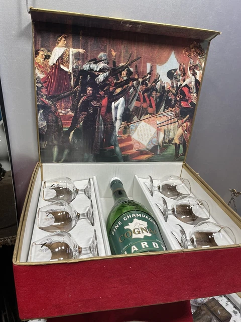 JOLI COFFRET EN Carton a cognac napoléon Service 6 Verres EUR 20,00 ...