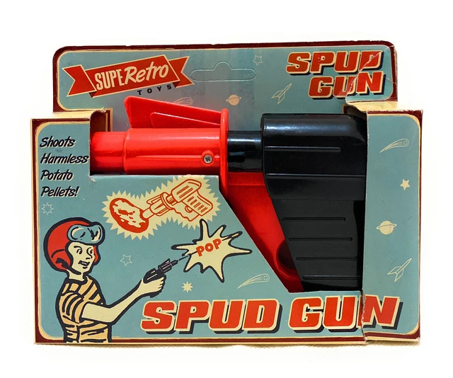 SUPER RETRO SPUD Gun Potato Gun Fun For Outdoor and Indoor £4.95 ...