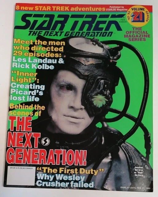 MAGAZINE - OFFICIAL Star Trek Next Generation Magazine Volume 21 Borg ...