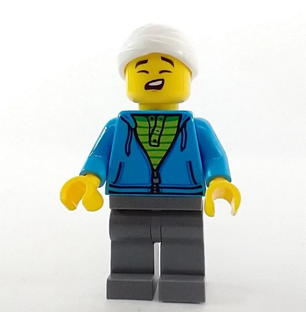 LEGO HOSPITAL CITY Injured Bandaged Man Guy Minifigure - Head Injury £3 ...