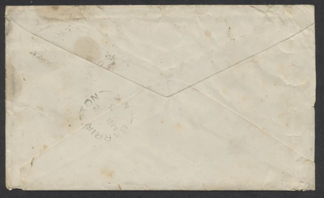 1883 LOWER WOOD Harbour NS Split Ring On 3c SQ Cover $33.95 - PicClick CA