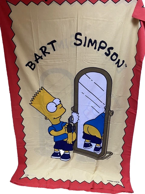 1997 BART SIMPSON The simpsons single Duvet quilt Cover Pillowcase Set ...