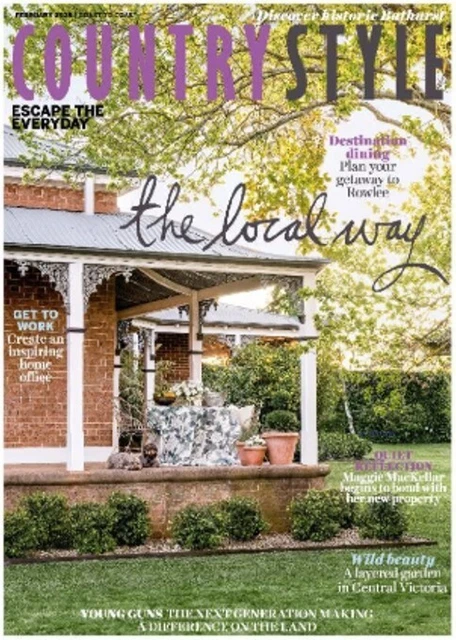 COUNTRY STYLE MAGAZINE Issue February 2025/ THE LOCAL WAY £9.82 ...