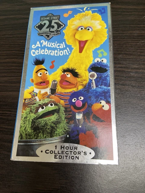 SESAME STREET'S 25TH BIRTHDAY A MUSICAL CELEBRATION! VHS, 1993 Kids ...