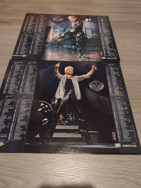 CALENDRIER DE LA poste, Johnny Hallyday 2024 EUR 7,00 - PicClick FR