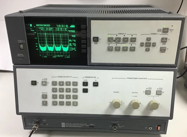 WANDEL & GOLTERMANN SNA-1 Spektrum- und Netzwerkanalysator 100 Hz – 180 ...