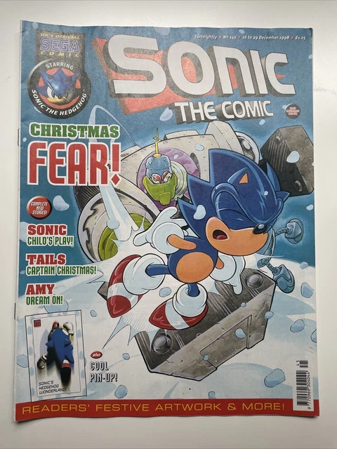 SONIC THE HEDGEHOG - Sonic The Comic UK - Sega / Fleetway Issue No. 145 ...