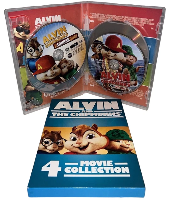 ALVIN AND THE Chipmunks 4-Movie Collection (DVD) With Slipcover $16.99 ...