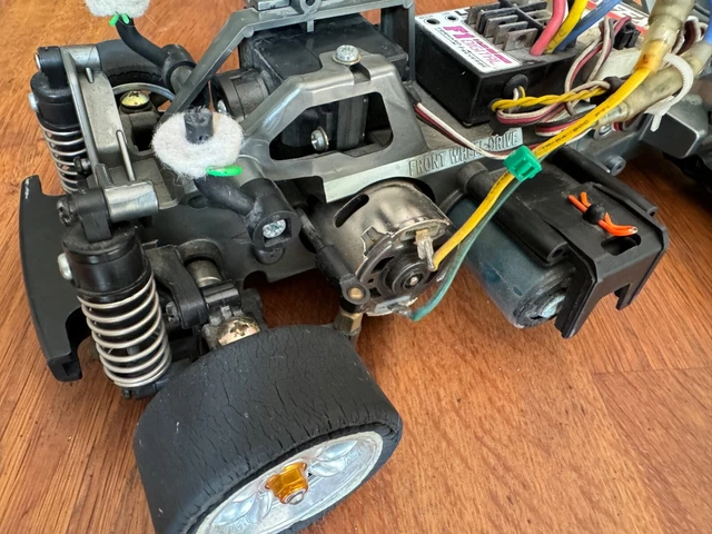 VINTAGE RC TAMIYA Mini, with front Wheel drive chassis. £80.00 ...