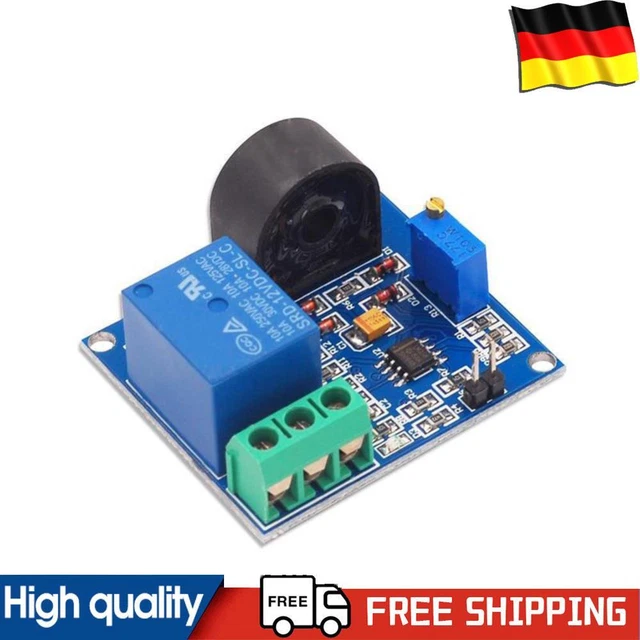 12v Current Detection Sensor Module 5a Relay Overcurrent Over Current
