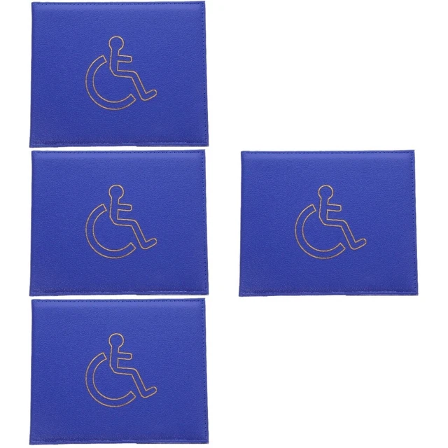 PORTA CERTIFICATI DISABILI 4pz Porta Carte di Credito Portatile Biglietti EUR 22,83 - PicClick IT