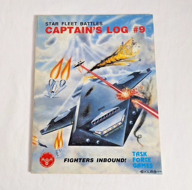 STAR FLEET BATTLES War Game CAPTAIN'S LOG #9 Task Force Games 1991 £13. ...