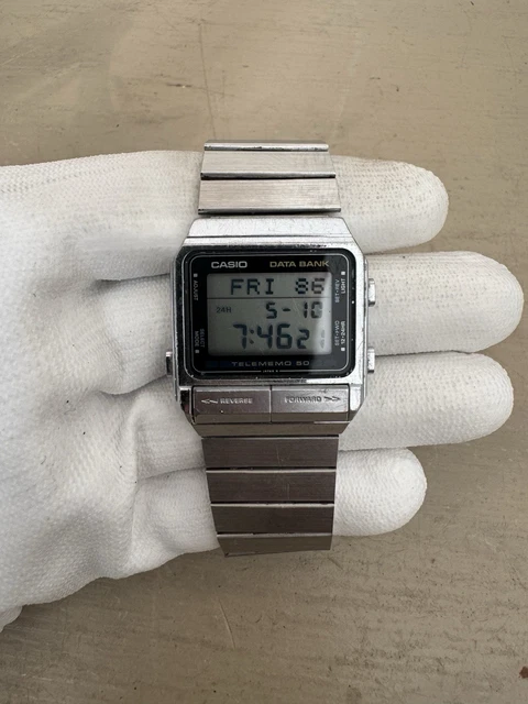 CASIO DB-510 TELEMEMO 50 Digital Wristwatch Retro Data Bank £42.32 - PicClick UK