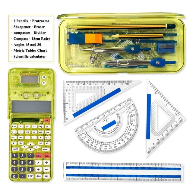 C9-LUXMOC MULTI-FUNCTION SCIENTIFIC Calculator With Time Display+Pencil ...