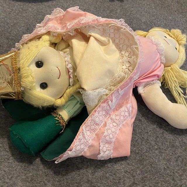 TOPSY TURVY VINTAGE 3-in-1 Flip Doll Ragdoll Cinderella Prince Fairy ...