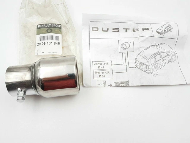 RENAULT DACIA DUSTER Original 45 Cm Oem Chrome Exhaust Cannula ...