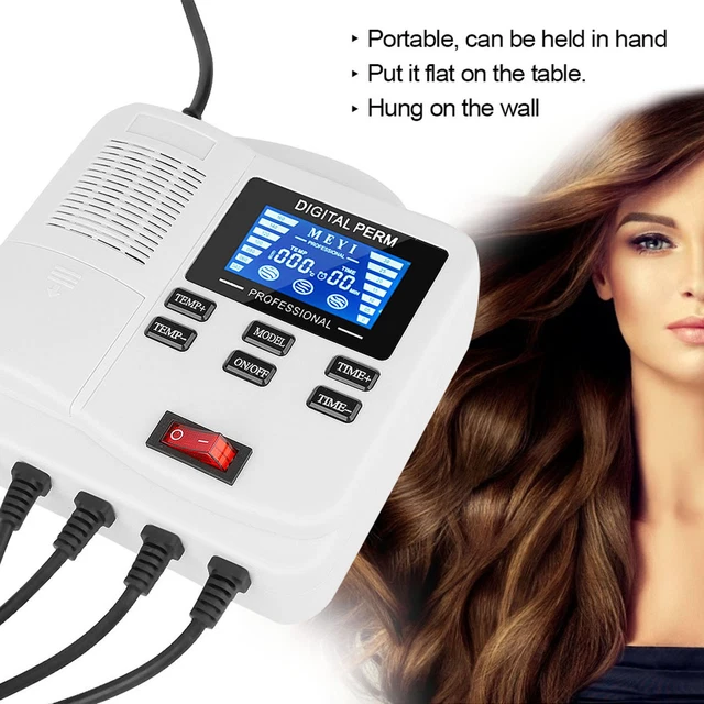 SMALL DIGITAL PTC Heating Hair Perm Machine With Hair Roller (AU Plug ...