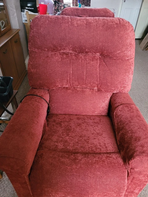 DUAL MOTOR WATERFALL Back Rise and Recliner Petite Chair Armchair With ...