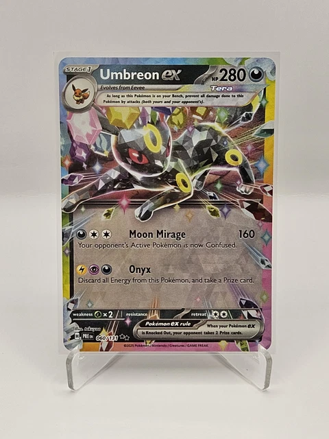 2025 UMBREON EX 60/131 Pokemon TCG Prismatic Evolutions £9.99 - PicClick UK