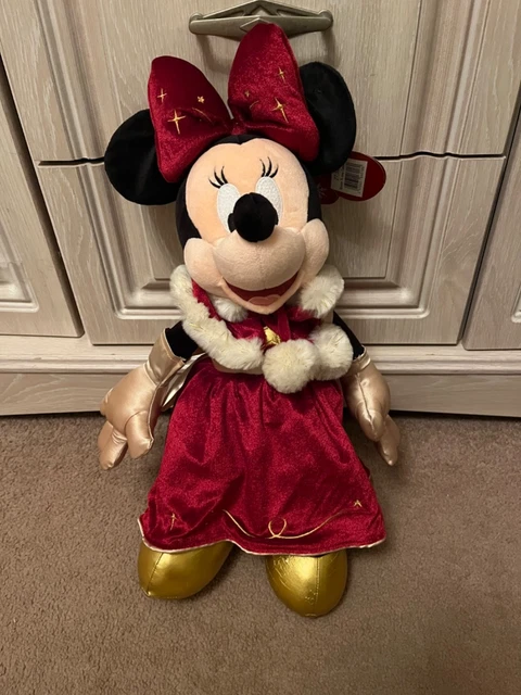 DISNEYLAND PARIS CHRISTMAS Minnie Mouse plush 18” soft toy £6.51 ...