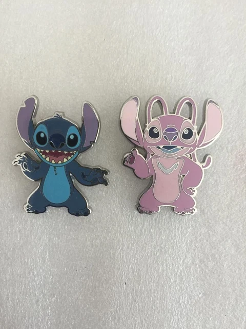 DISNEY STITCH & Angel from Lilo & Stitch Character Pins - 2 pins as ...