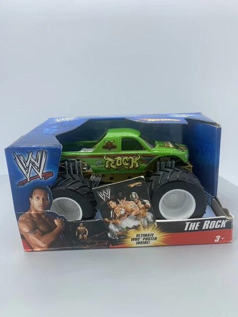 NEUF 2006 HOT Wheels Monster Jam Truck 1/24 Diecast WWE The Rock avec ...