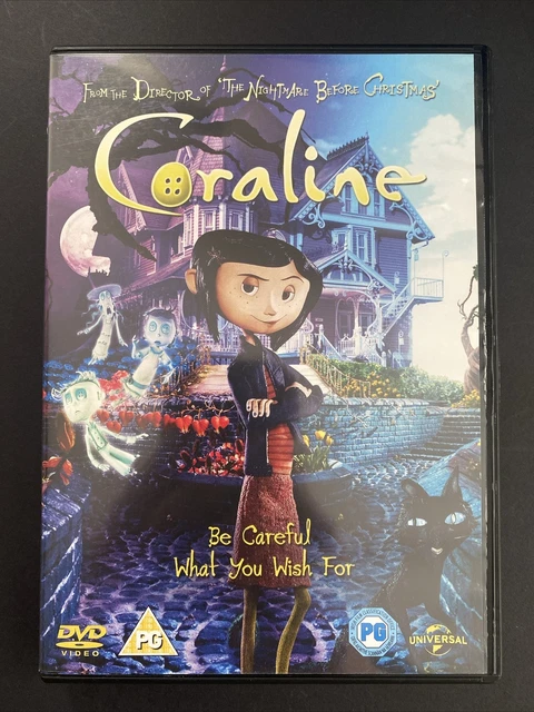 CORALINE - DVD - Animated Film - Tim Burton - FREE POST EUR 4,63 ...