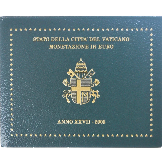 [#347312] VATICANO, JEAN-PAUL II, Coffret 1c. à 2€, 2005 - Anno XXVII ...