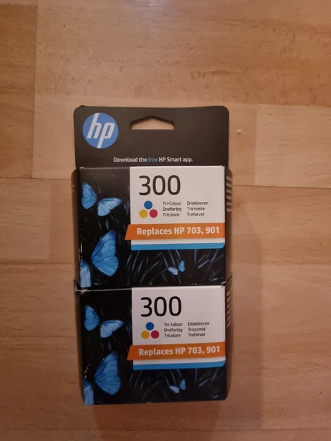 GENUINE ORIGINAL HP 300 Tri-Colour Ink Cartridges Exp 07/2026 SEALED £ ...