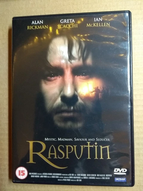RASPUTIN ON DVD (featuring Alan Rickman, Greta Scacchi, Ian McKellen ...