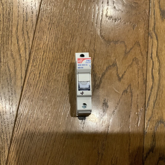 MOUNTING DIN CYLINDRICAL Dc fuses 32A 485101 fuses Socket 10.3x38mm $12 ...