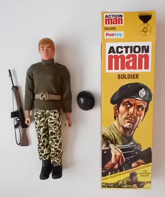 ACTION MAN SOLDIER With Gripping Hands (2007) boxed 40th Anniversary £ ...