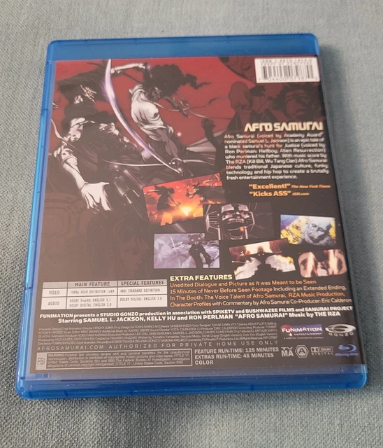 AFRO SAMURAI SEASON 1 Director's Cut (Blu-ray Disc, 2008) Funimation ...