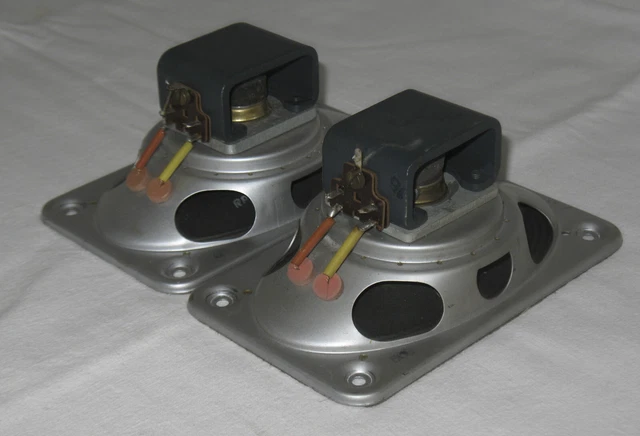 2 TELEFUNKEN ISOPHONE P915 Midrange Speakers Tweeters speaker ALNICO ...