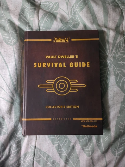 FALLOUT 4 VAULT Dweller's Survival Guide Collector's Edition Hardcover ...
