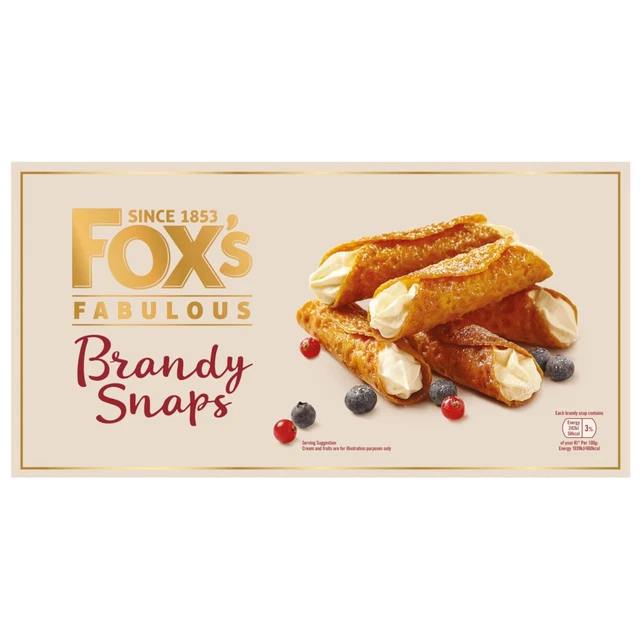 FOX'S FABULOUS BRANDY Snaps, 100g box x4 £15.32 - PicClick UK