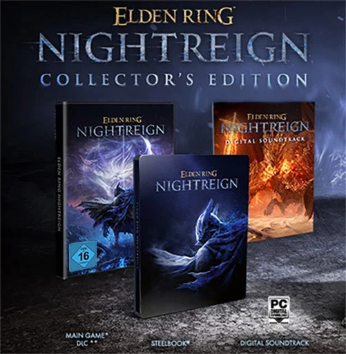 ELDEN RING NIGHTREIGN [PC] Full Game + Steelbook + DLC + Art Cards EUR ...