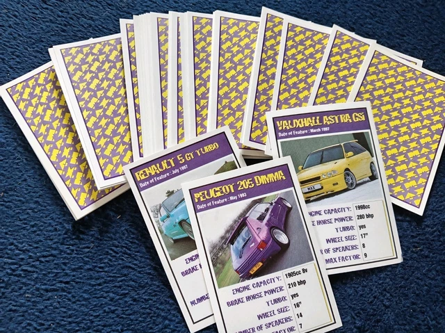 VINTAGE MAX POWER Magazine Top Trump Style cards £14.95 - PicClick UK