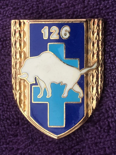 INFANTRY: FORMER BADGE of the 126th Infantry Regiment £11.11 - PicClick UK