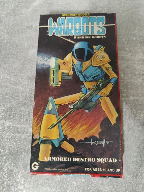 VINTAGE GRENADIER MINIATURES Warbots Metal Complete Box Set - Rare - J ...