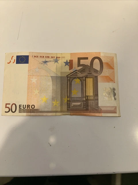 ANCIEN BILLET DE Banque De 50 Euros Année : 2002 - Signé Jean Claude ...