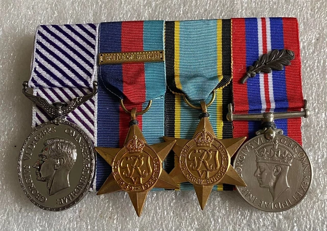 WW2 RAF DISTINGUISHED Flying Medal Dfm Battle Of Britain Copy Medal ...