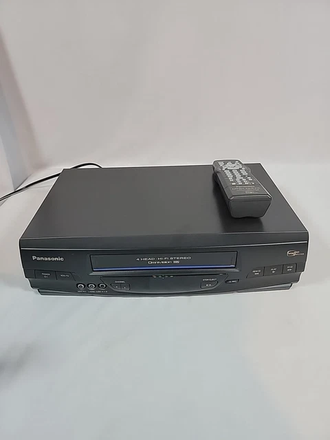 PANASONIC VHS VCR Hi Fi Stereo 4 Head Omnivision PV-V4540 w/ Remote ...