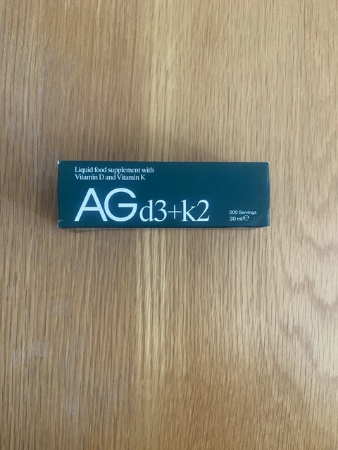 AG1 VITAMIN D3 K2 Drops - brand new unopened, original packaging £12.00 ...