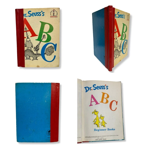DR. SEUSS’S ABC First Edition Gibraltar Library Binding - Rare Vintage ...