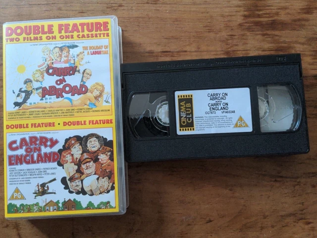 CARRY ON ABROAD Carry On England VHS Video Tape Double Feature £4.50 ...