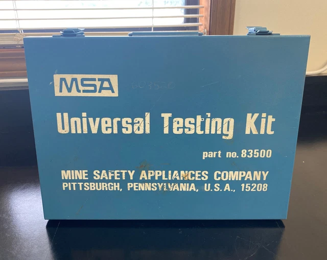 MSA UNIVERSAL TESTING Kit Part #83500 $23.99 - PicClick