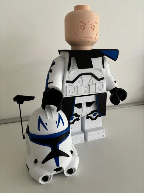 XXL 10:1 BIGGEST Lego-inspired Minifig Captain Rex Star Wars Bricks £90 ...
